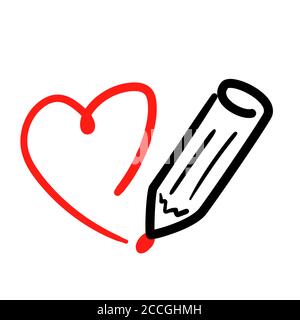 Writing review icon. Outline writing review vector icon color flat ...