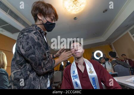 Bangkok, Bangkok, Thailand. 22nd Aug, 2020. Dozens of deaf beauty ...