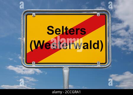 Ortstafel Selters (Westerwald), Rheinland-Pfalz, Deutschland | Place ...