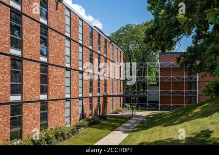 Residence halls at Drake University designed by Eero Saarinen Stock ...
