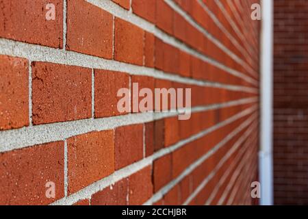 Converging lines meet at their focal point, a drain pipe Stock Photo ...