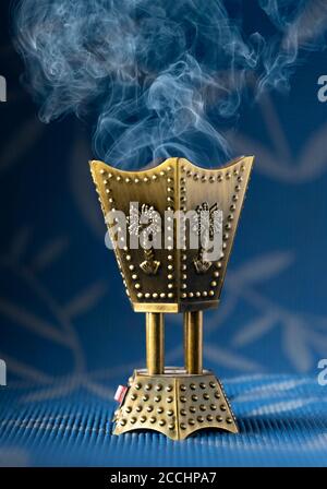 Ramadan censer with smoke Stock Photo - Alamy