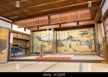 Nara, Japan - The throne for Emperor Godaigo to preside over the ...