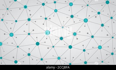 Network color communication background. Illustration of an abstract ...