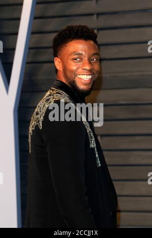 BEVERLY HILLS, CA - MARCH 4: Chadwick Boseman arrives at the 2018 ...