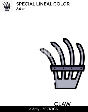 Claw Special lineal color icon. Illustration symbol design template for ...