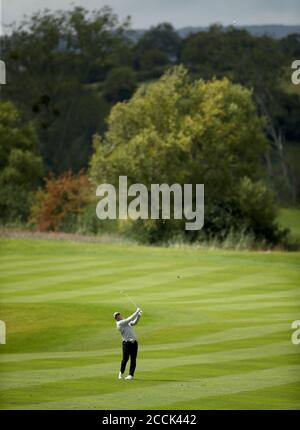 New Zealand's Ryan Fox on the 5th hole during day three of the Cazoo ...