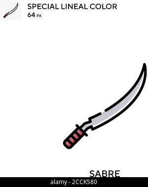 Sabre Special lineal color vector icon. Sabre icons for your business ...