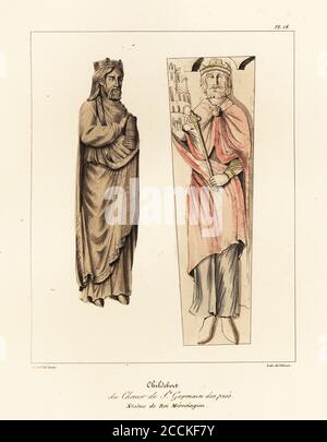 Childebert I, c. 496-558, a Frankish King of the Merovingian dynasty ...