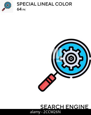 Engine Special lineal color icon. Illustration symbol design template ...
