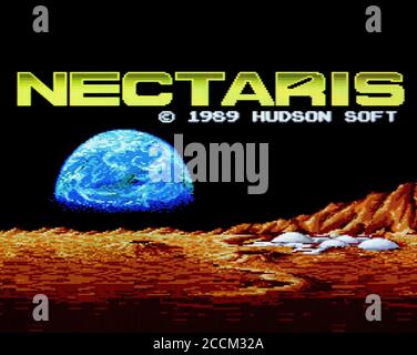 Nectaris - PC Engine Videogame - Editorial use only Stock Photo - Alamy