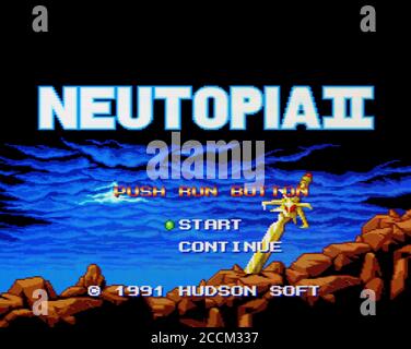 Neutopia II 2 - PC Engine Videogame - Editorial use only Stock Photo ...