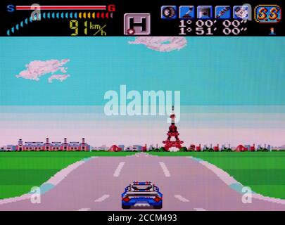 Victory Run - PC Engine Videogame - Editorial use only Stock Photo - Alamy