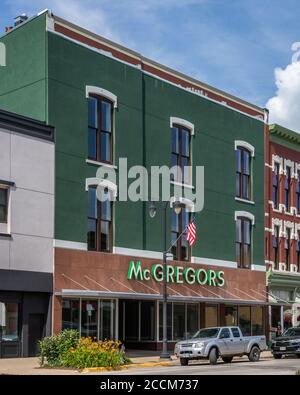 Buildings in downtown Marshalltown Stock Photo - Alamy
