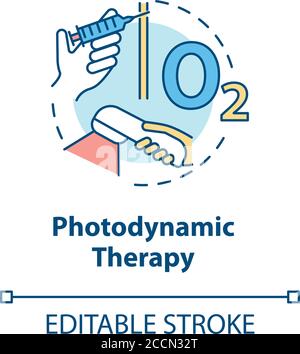 Photodynamic therapy concept icon Stock Vector Image & Art - Alamy