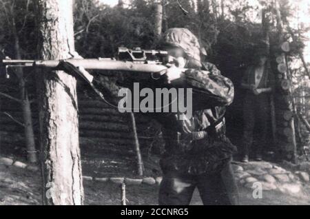 German sniper, 1942 Stock Photo - Alamy