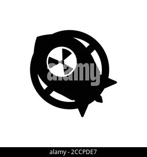 Stop nuclear test icon. Design template vector Stock Vector Image & Art ...