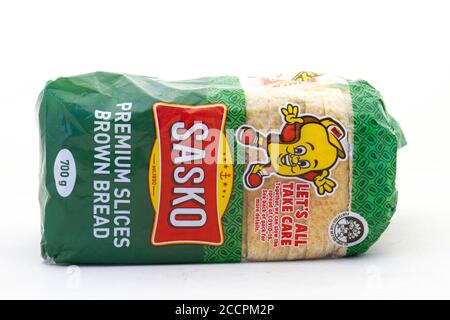 Alberton, South Africa - sliced brown sandwich bread from Woolworths ...
