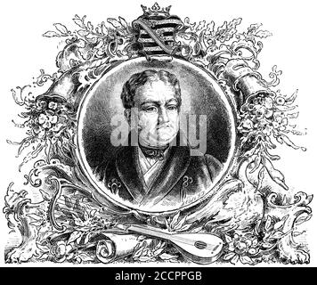 Karl August (1757-1828), Grand Duke of Saxe-Weimar. His friendship with ...