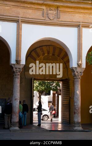 Alternating voussoirs at the Great Mosque of Cordoba in Spain and multi ...
