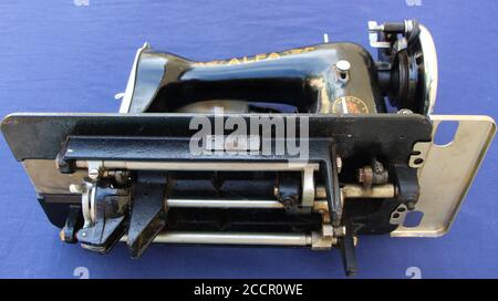 Electric sewing machine, side view Stock Photo - Alamy
