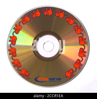 Photo of a Free CD disc advertising AOL America Online which dates back ...