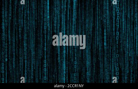 Gigabyte with Binary code digital technology background. Abstract ...