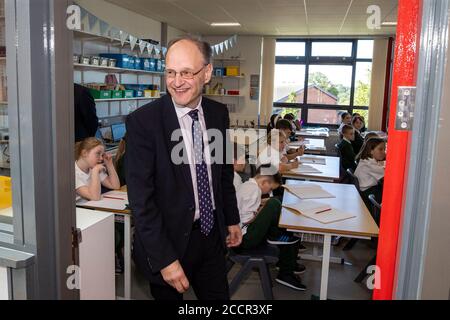 Education Minister Peter Weir during a visit to St Joesph's Primary ...
