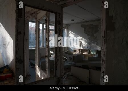 Classroom in the School of District 3 - Pripyat, Chernobyl Exclusion ...