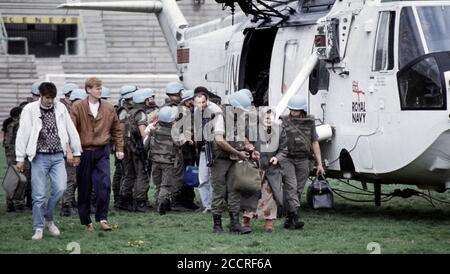 26th April 1994 During the Siege of Sarajevo: British Army Cymbeline ...