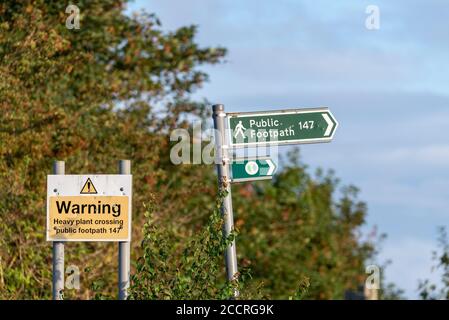 Public Footpath number 147 at Coalhouse Fort, East Tilbury, Thurrock ...