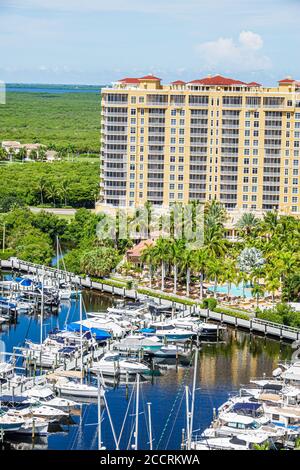 Florida Cape Coral Marina Village Tarpon Point Marina condominium high ...