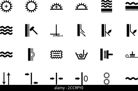 Satisfactory light fastness Designation on the wallpaper symbol icon ...