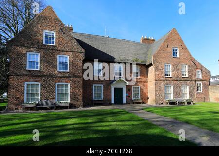 Alford Manor House with thatched roof Alford Lincolnshire circa 1661 ...