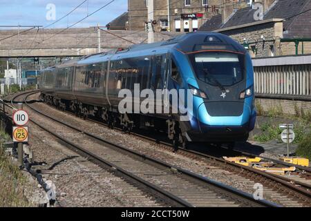 Class 397 CAF Civity 5 car Nova 2 emu, unit number 397010, in TPE ...