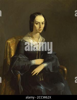 Jean-François Millet - Madame Valmont Stock Photo - Alamy