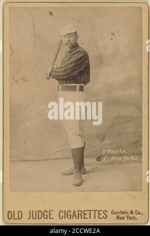 Jim O'Rourke, New York Giants, baseball card portrait Stock Photo - Alamy