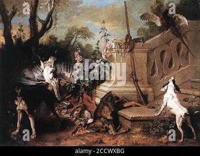 The Dead Roe by Jean-Baptiste Oudry Stock Photo - Alamy