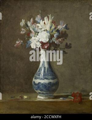 Jean-Baptiste Simeon Chardin - Vase of Flowers Stock Photo - Alamy