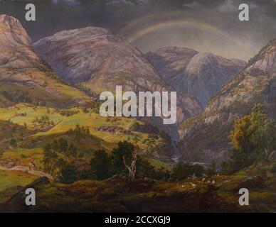 'View from Stalheim' by Johan Christian Claussen Dahl is a Norwegian ...