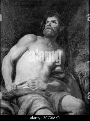 The death of Cato. Loth, Johann Carl (1632-1698), painter Stock Photo ...