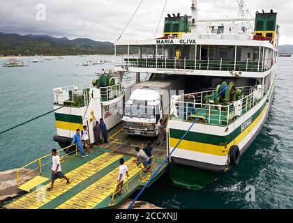 Caticlan pier, Aklan, Philippines: An inter-island vessel of Montenegro ...