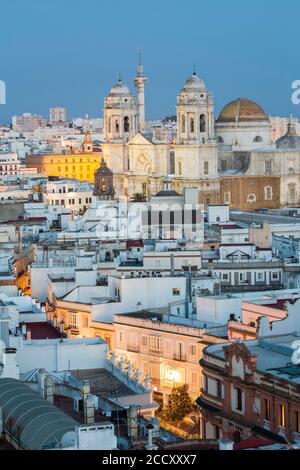 Cadiz Spain town center Stock Photo - Alamy