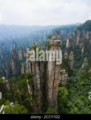 Avatar Mountains in Zhangjiajie Stock Photo - Alamy