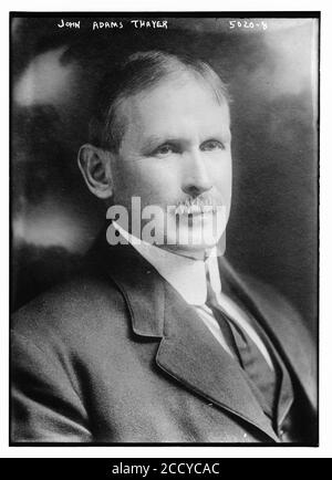 John Adams Thayer Stock Photo - Alamy
