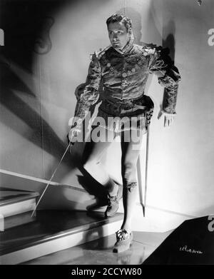 Errol Flynn, portrait by George Hurrell, circa 1938 Stock Photo - Alamy