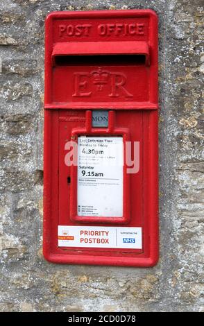 Royal Mail Priority Postbox supporting the NHS, for delivery and ...