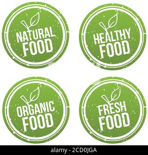 vegetables set labels design, food organic and healthy theme Vector ...