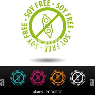 Soybean label (symbol) vector illustration Stock Vector Image & Art - Alamy