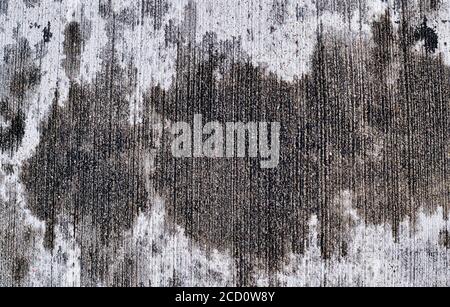 Motor oil stains on concrete pavement/texture background Stock Photo ...